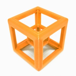 Tesseract 3D Printed Geometric Model - Made to Order: Choose Your Color ...