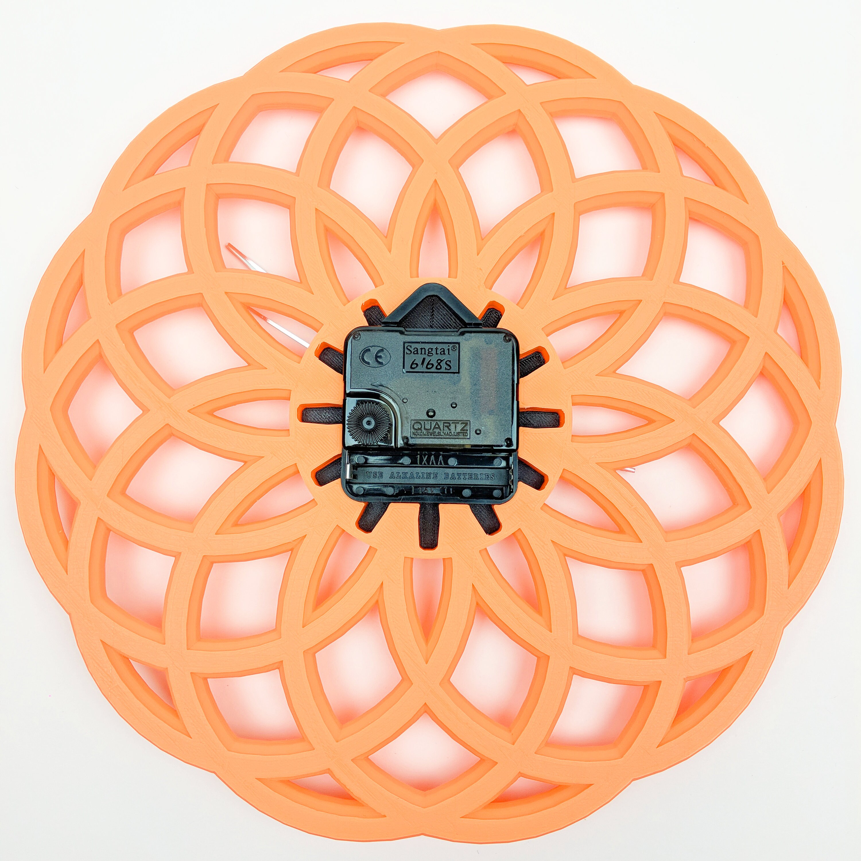 CYCLES 3D Printed Wall Clock 10.5 Geometric Clock | Etsy