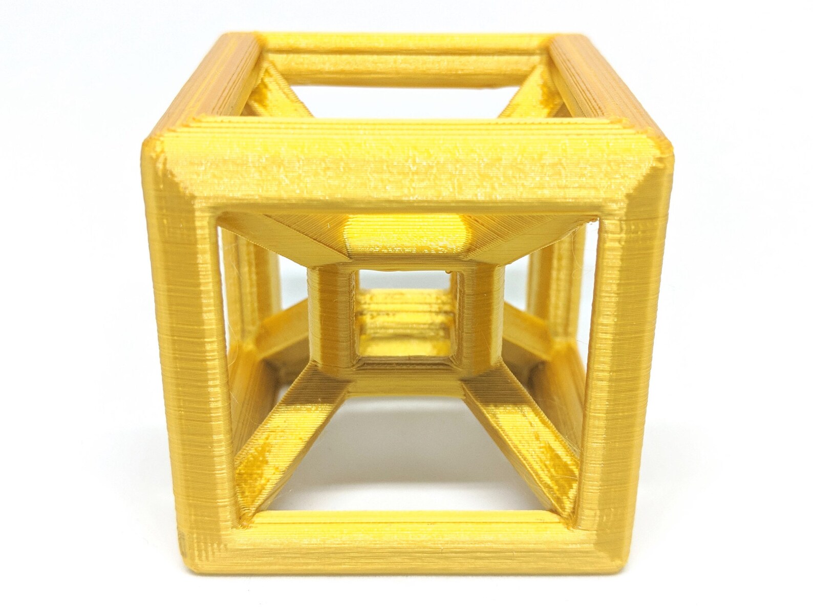 Tesseract 3D Printed Geometric Model - Made to Order: Choose Your Color ...