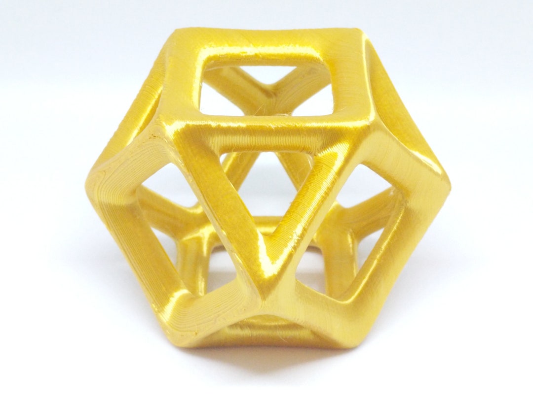 Cuboctahedron 3D Printed Geometric Model - Made to Order: Choose Your ...
