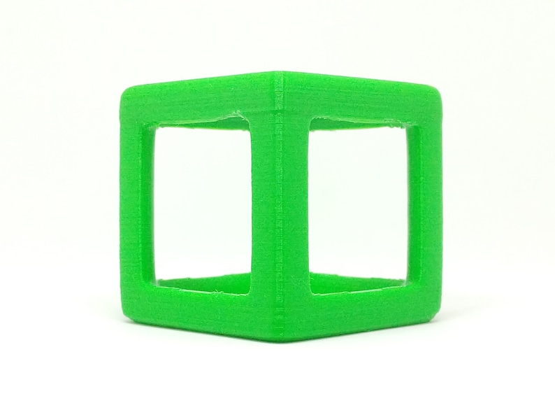 Cube Hexahedron 3D Printed Geometric Model Made To Order: | Etsy