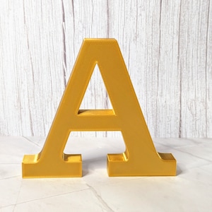 LARGE Free-standing 3D Printed Letters - CLARENDON FONT 1" to 2" Thick ...