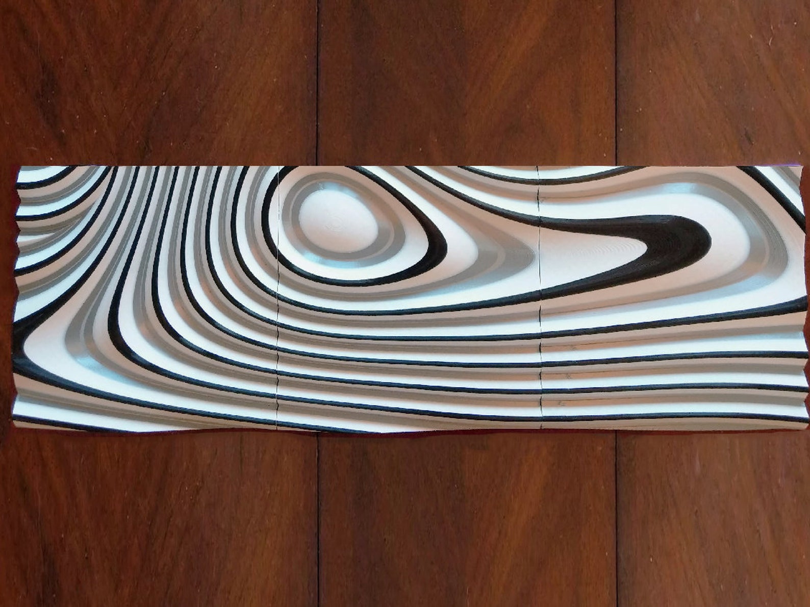 3D Printed Wall Art Tiles Set of 3 Original Geometric - Etsy