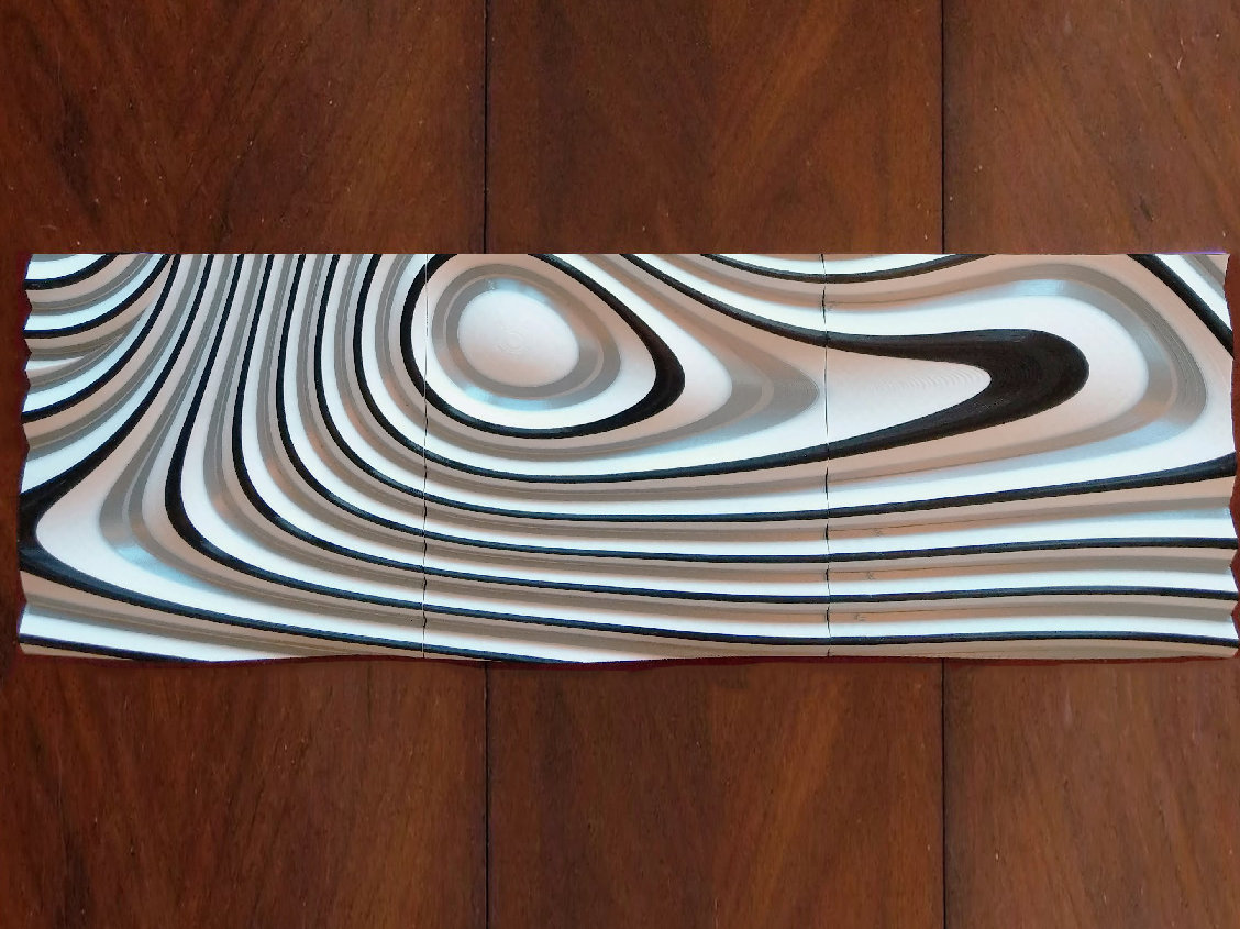 3D Printed Wall Art Tiles | Set of 3 | Original Geometric Abstract ...