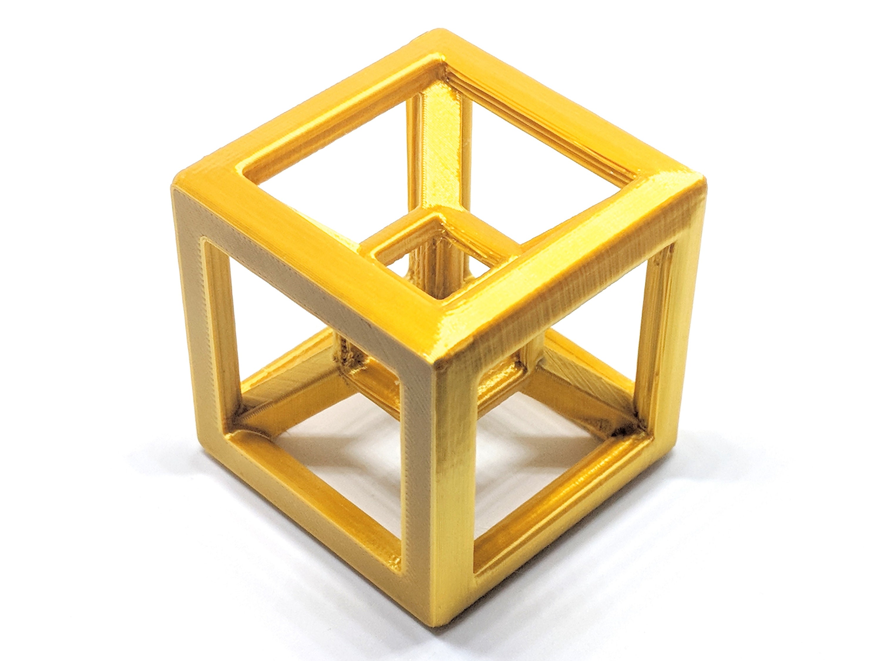 Tesseract 3D Printed Geometric Model Made to Order: Choose - Etsy UK
