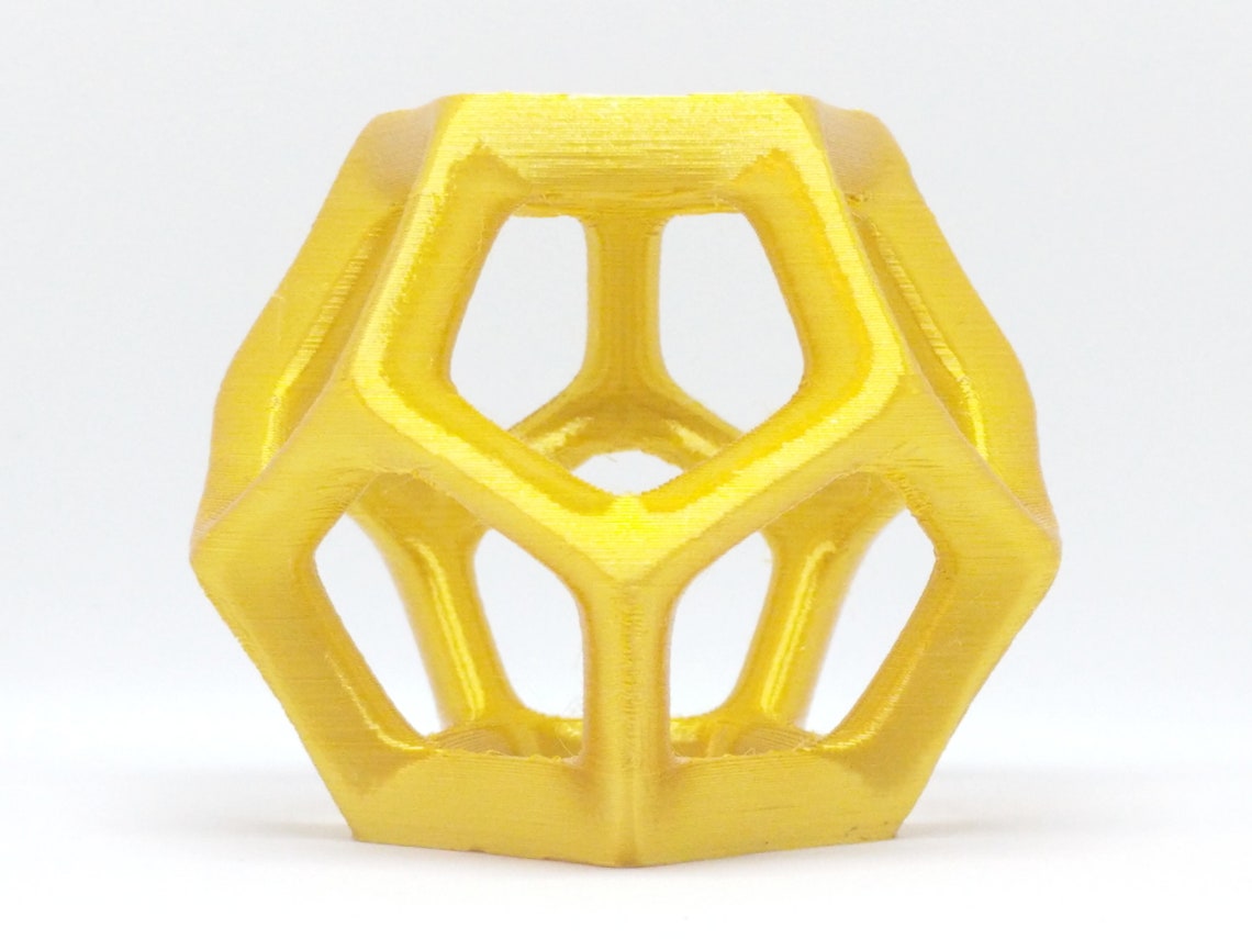 Dodecahedron 3D Printed Geometric Model Multiple Sizes & - Etsy