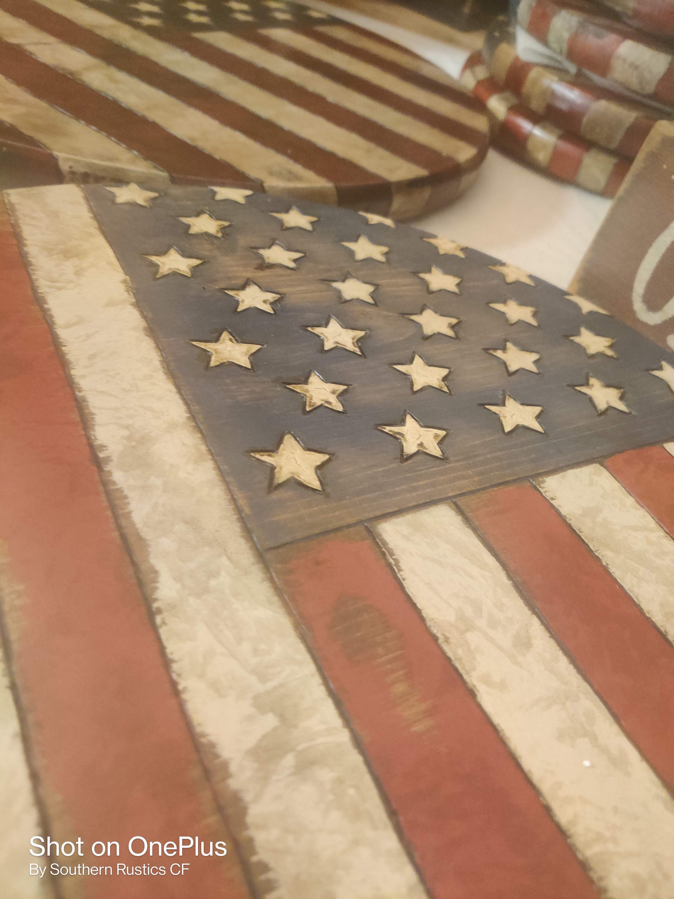 American Flag Lazy Susan - Etsy