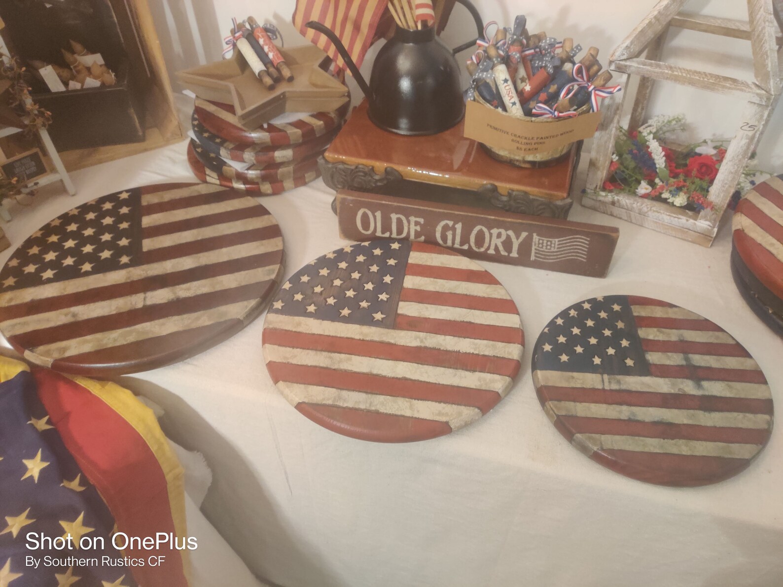 American Flag Lazy Susan - Etsy