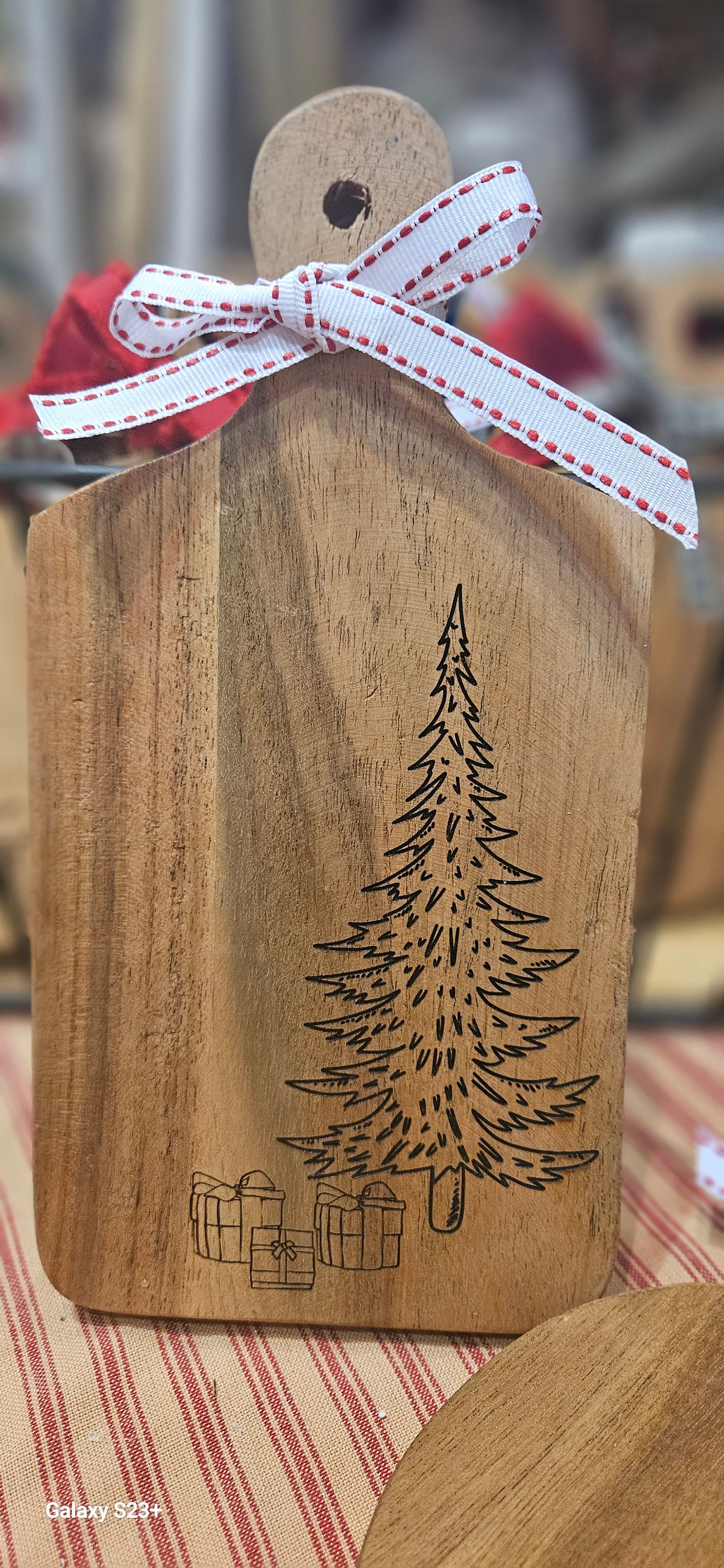 Christmas Tree Design Mini Cutting Board - Etsy