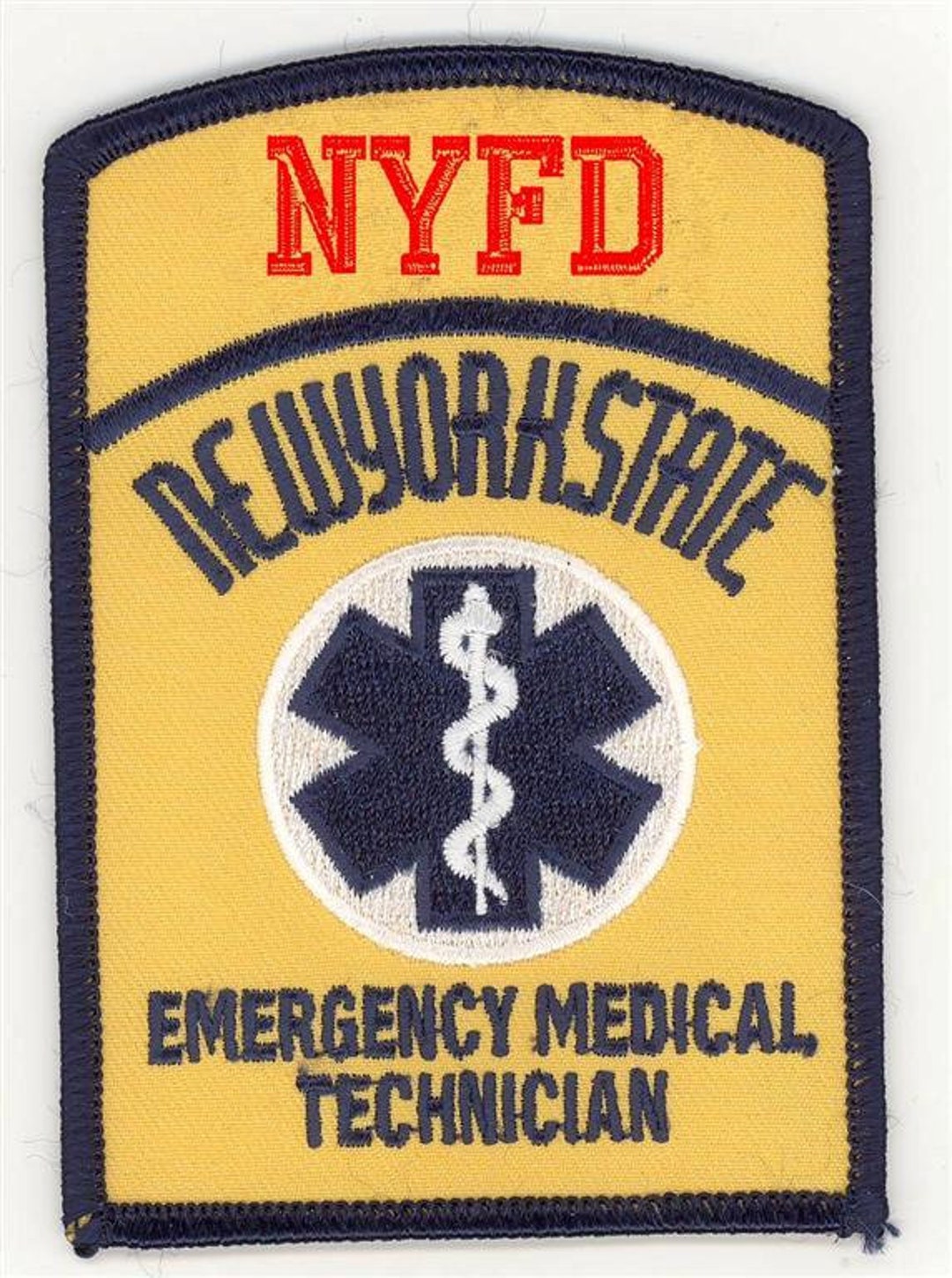 New York City Fire Dept State EMT Emergency Medical Technician Patch - Etsy