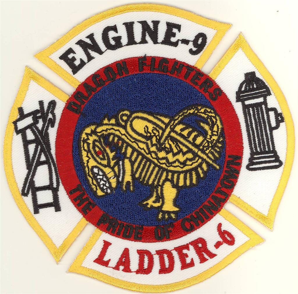 New York City Fire Department Ladder 6 Engine 9 Dragon Fighters ...