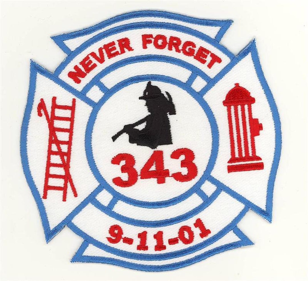 91101 Fire Rescue 343 Never Forget Patch - Etsy