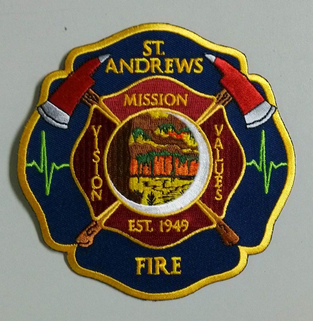 South Carolina Charleston St Saint Andrews Fire Dept Patch - Etsy