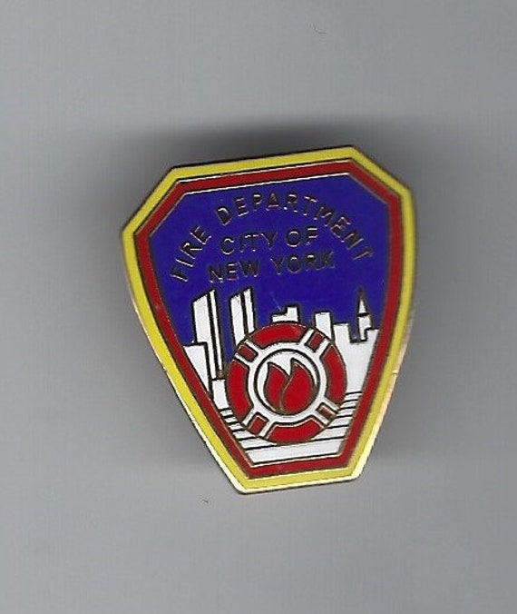 New York City Shoulder Patch Design Lapel Pin 1 - Etsy
