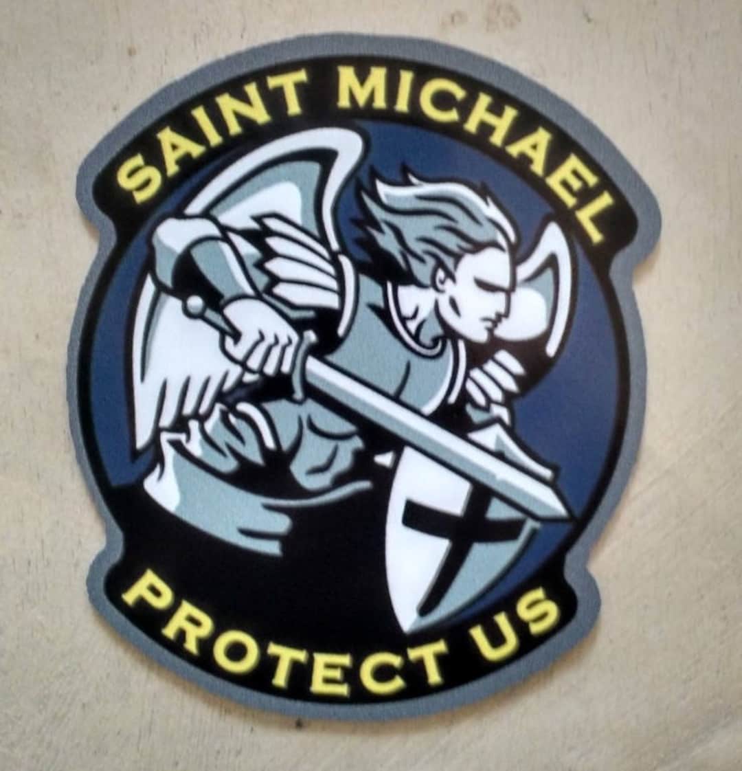 St Saint Michael Patron Saint of Police Cops Decal (4") - Etsy