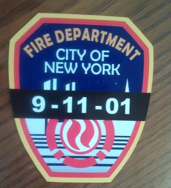 91101 New York City Fire Dept Department Shoulder Patch Decal | Etsy
