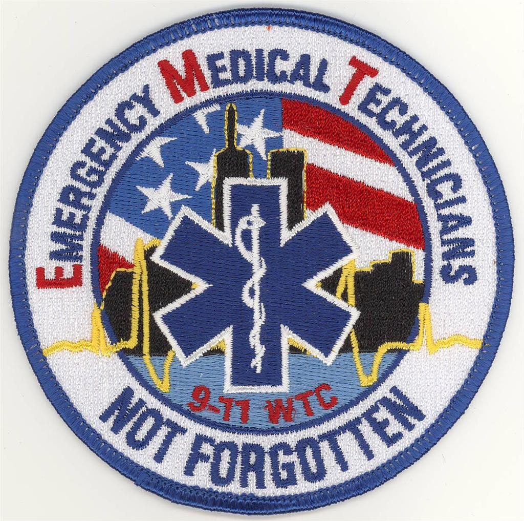 91101 EMT EMS Emergency Medical Technician Not Forgotten Patch 4 - Etsy