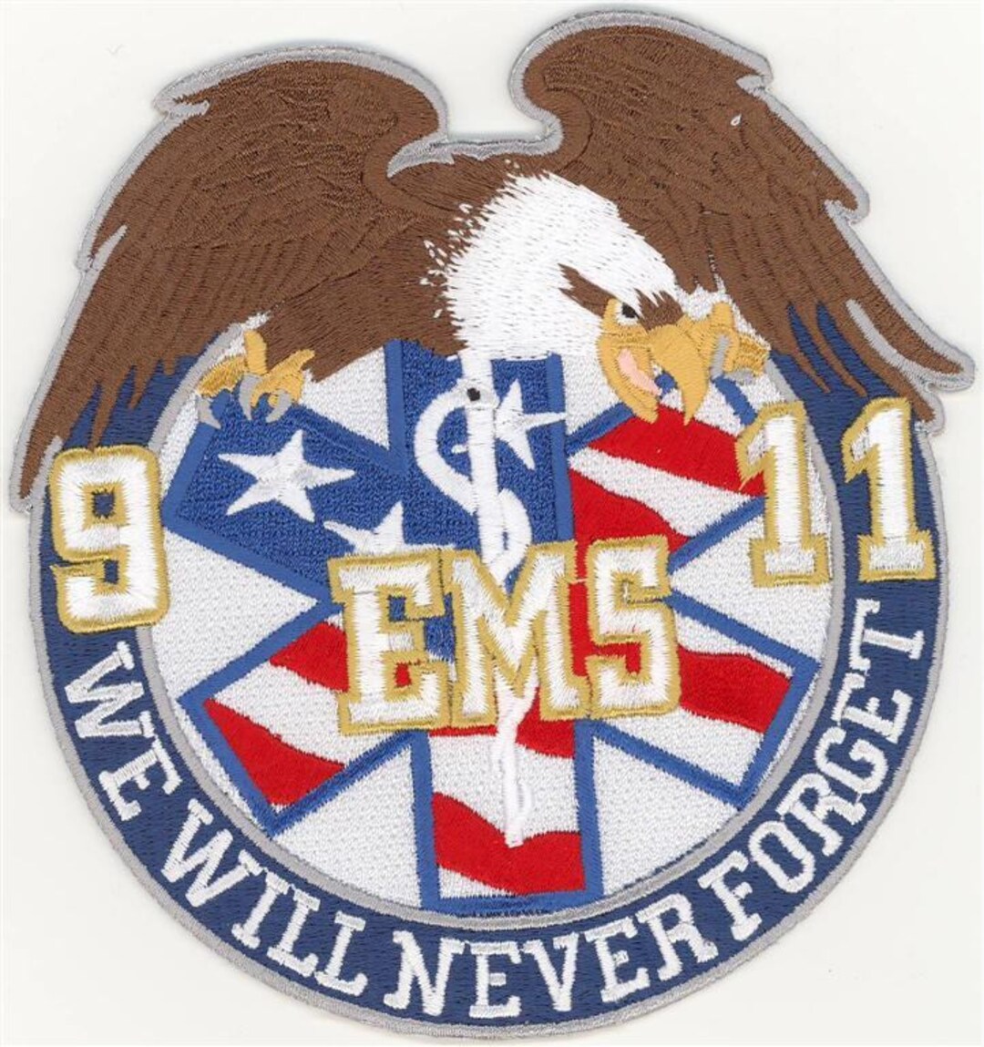91101 EMS We Will Never Forget Patch (5") - Etsy