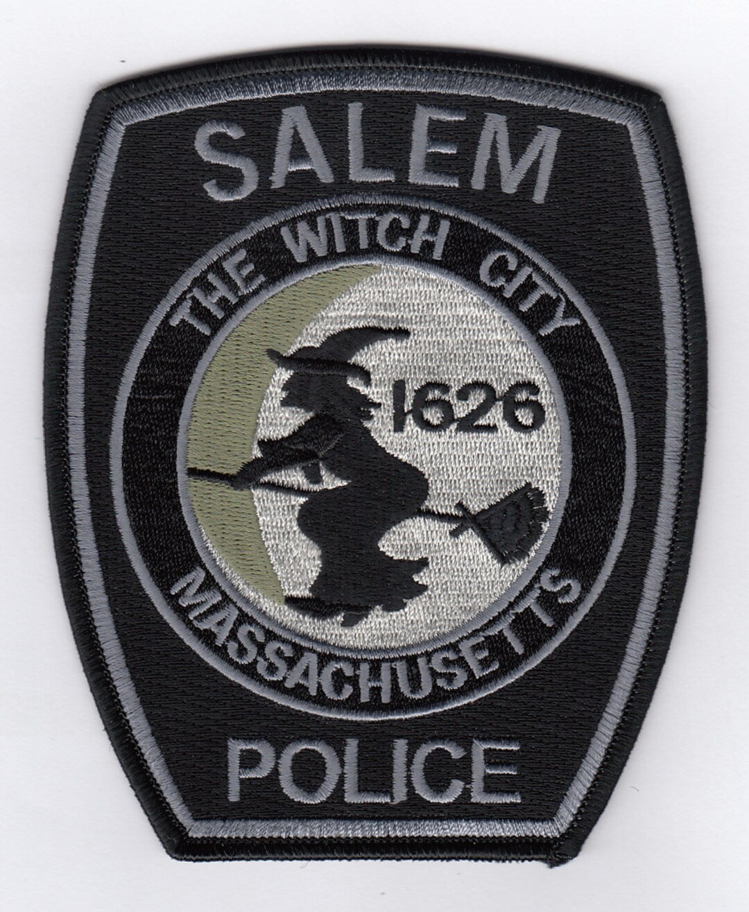 Massachusetts Salem Police Department Sublimated Patch Halloween Witch ...