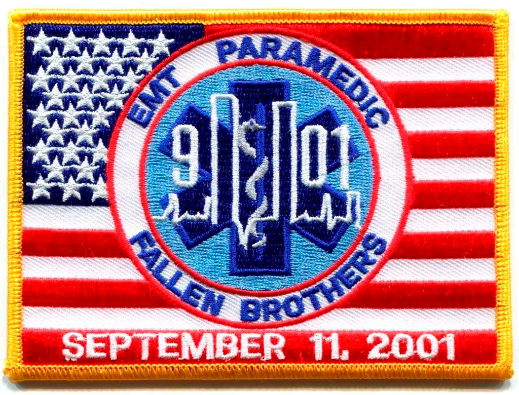 91101 EMS EMT Paramedic Fallen Brothers Patch 4x3 | Etsy