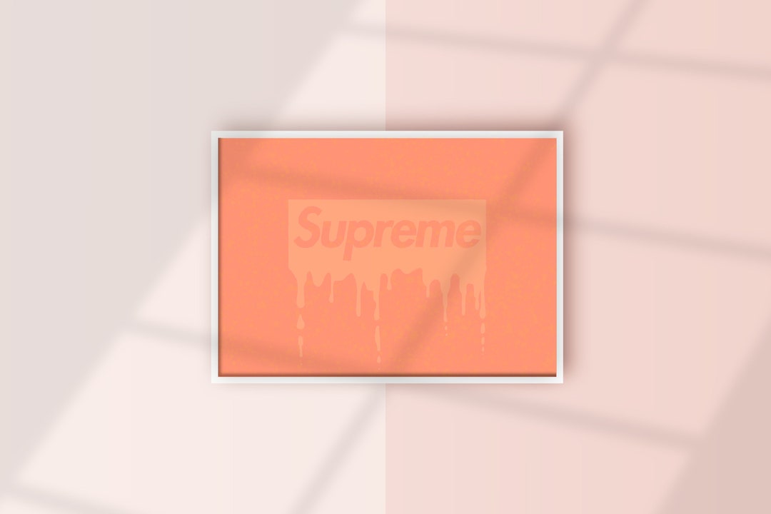 Supreme Drip Orange - Etsy