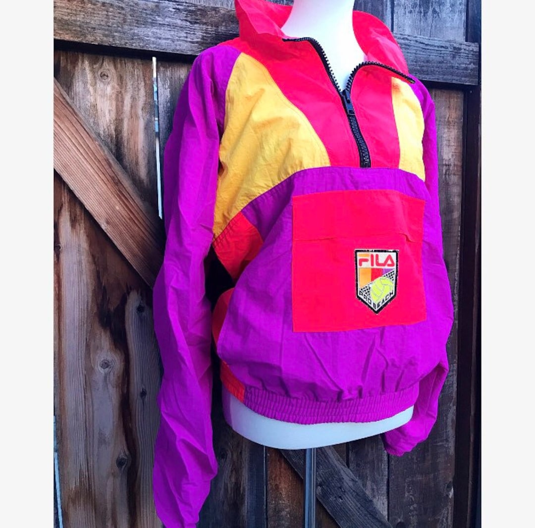 FILA Neon Pro Beach Jacket - Etsy
