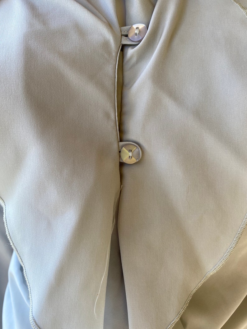 Grey Ruffle Blouse - Etsy