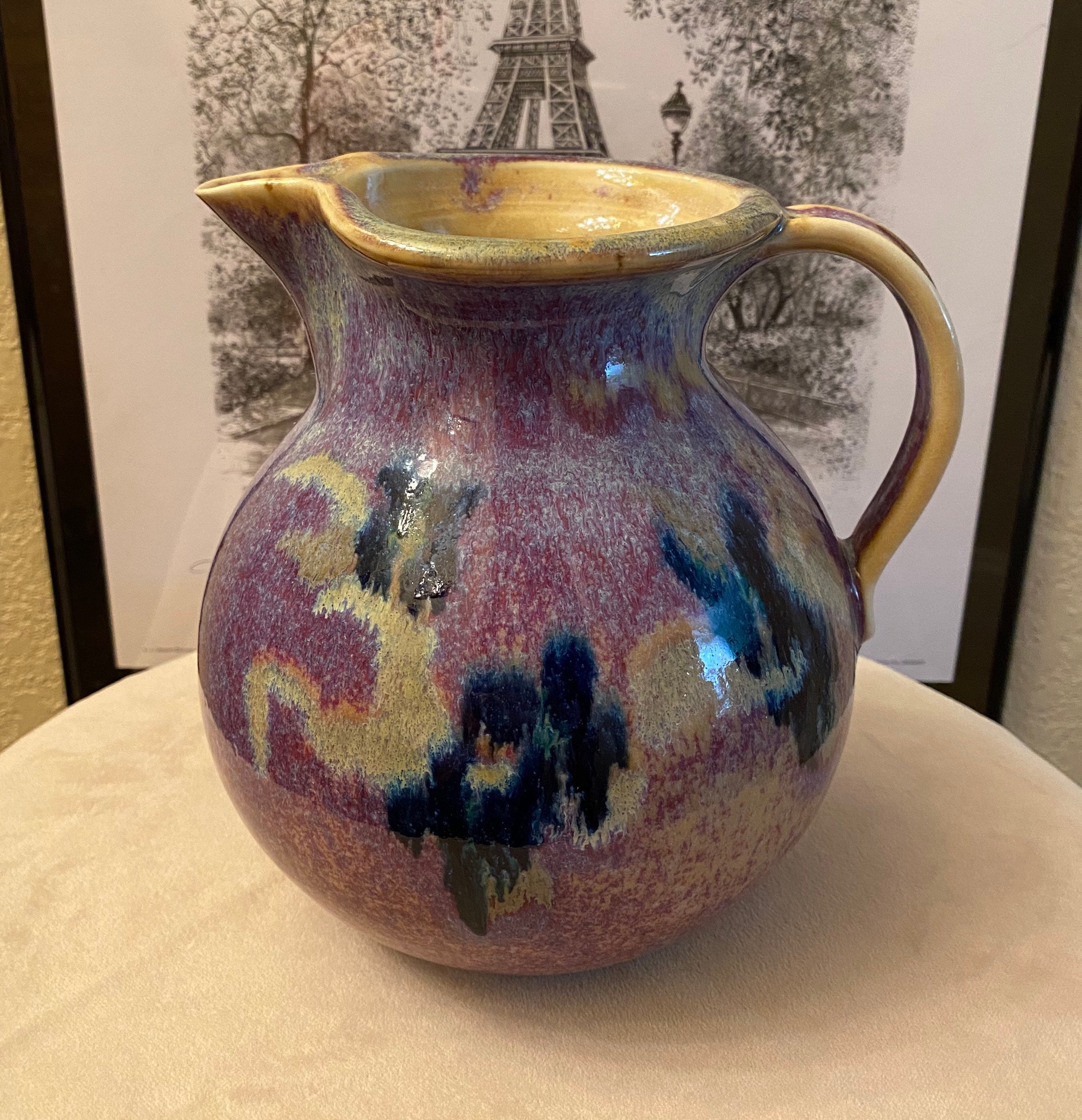Vintage Mcwhorter Pottery Pitcher 1987 - Etsy