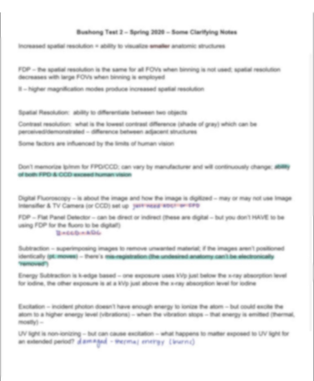 Rad Tech Physics 2 BUNDLE Review PDF - Digital Download - Radiology ...