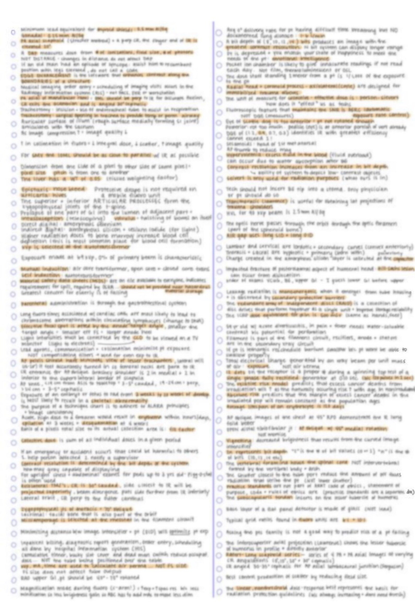 Rad Tech Registry Review BUNDLE - Digital Download PDF - Etsy