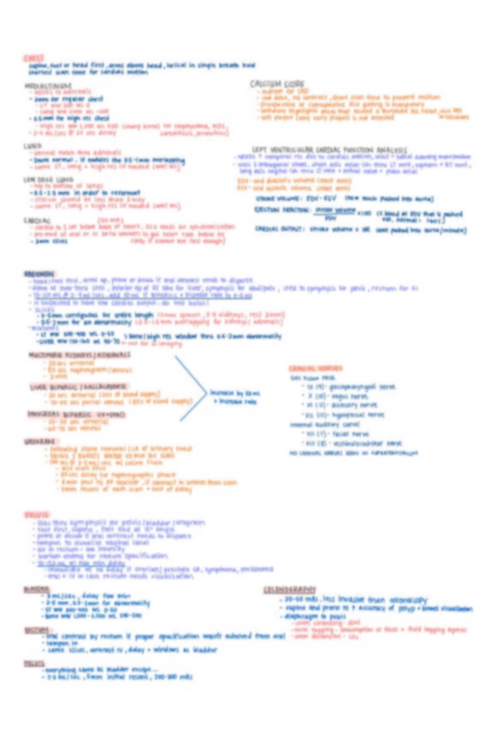 Computed Tomography Procedures Study Guide (CT) - Digital Download PDF ...