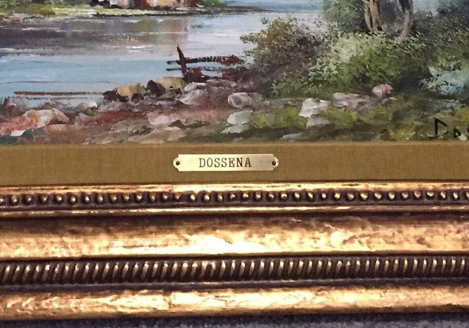 Original Oil Painting by Dossena - Etsy