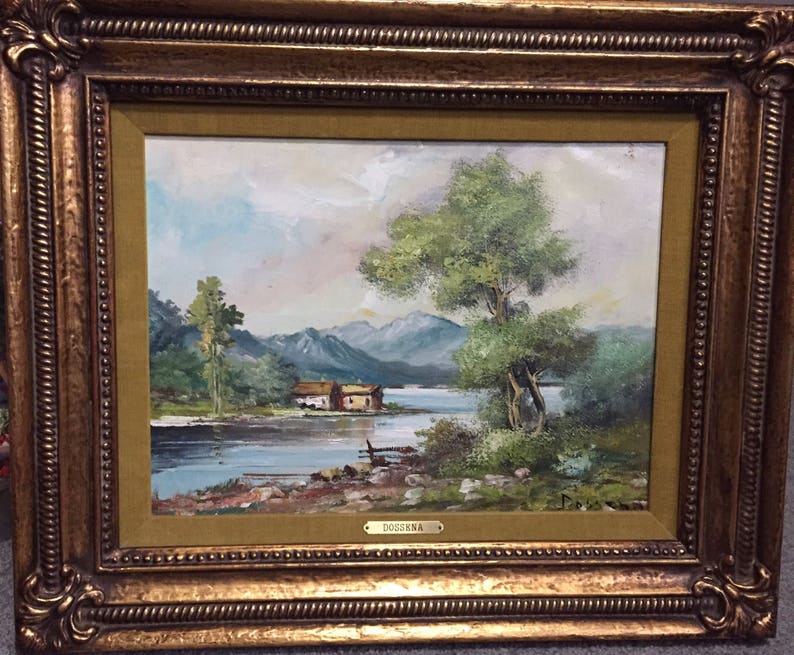 Original Oil Painting by Dossena - Etsy