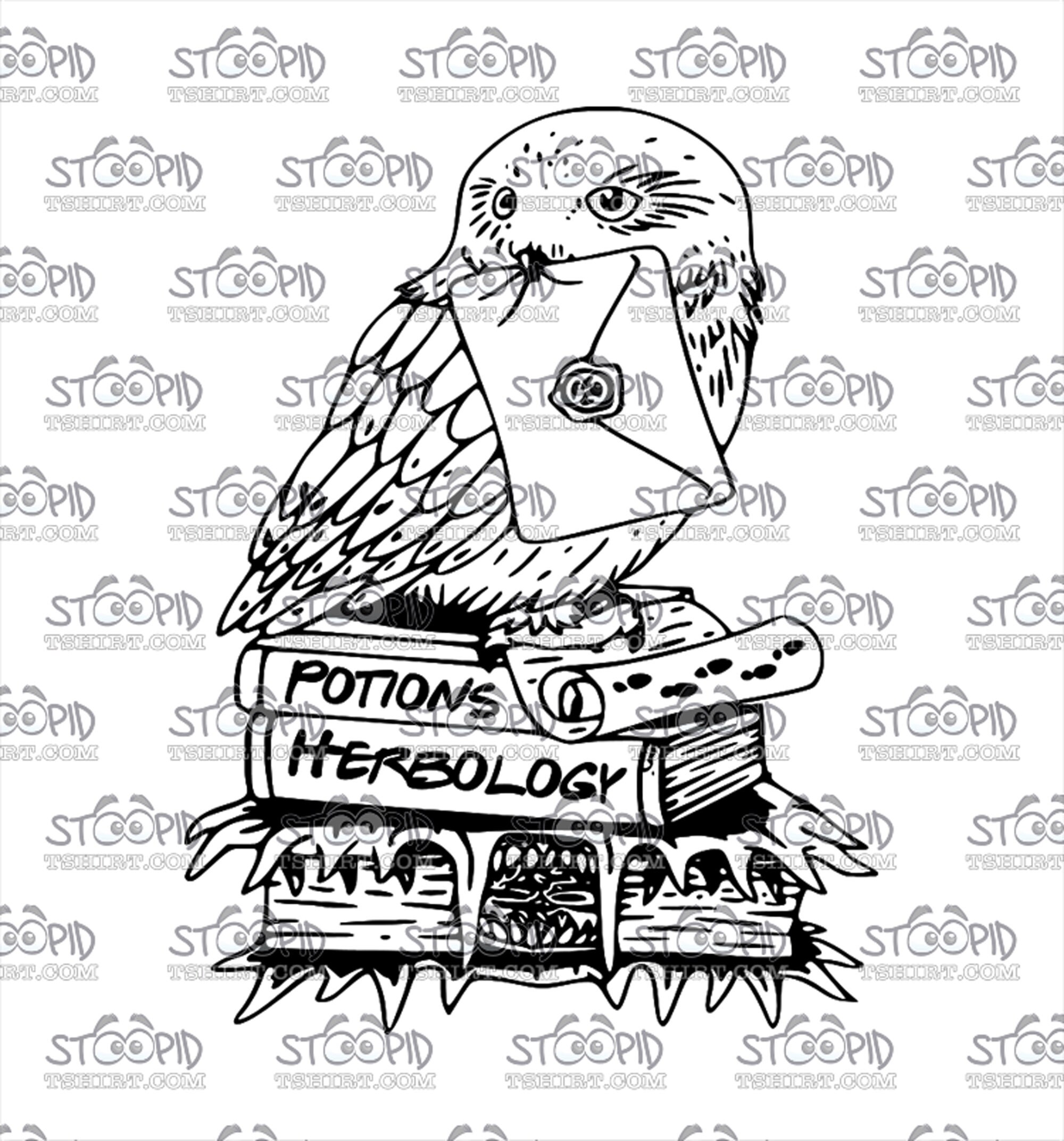 Wizard, Wizarding Houses, Wizard School, Silhouette, Owl, Wizard Owl ...