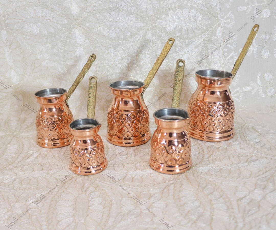 Classic Old Style Coffee Pot Isolated, Uniquely Coffee Pots, Copper ...