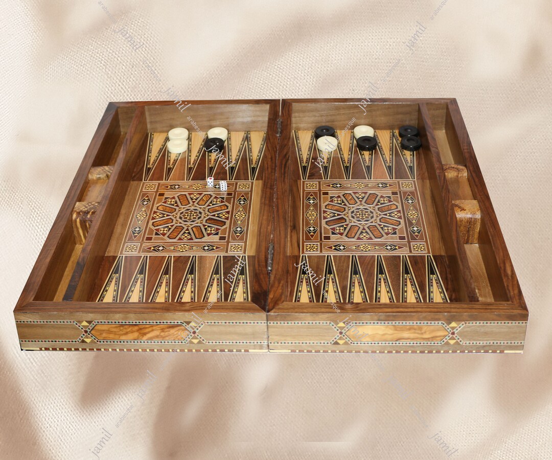 Top HQ 20.5" Engraved Backgammon Board Set, Included ( Backgammon Board ...