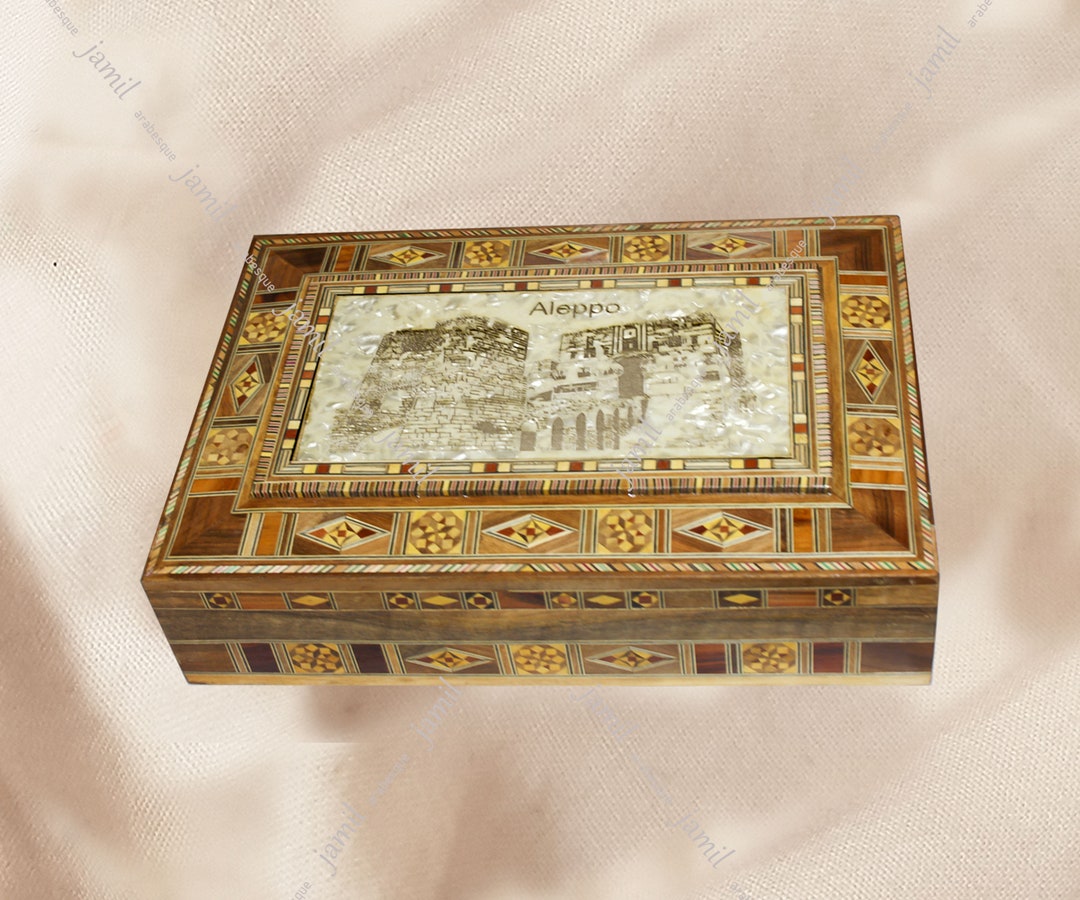 Large Box, Mosaic Box, Jewellery Box, Handmade Box,wooden Box, Aleppo ...