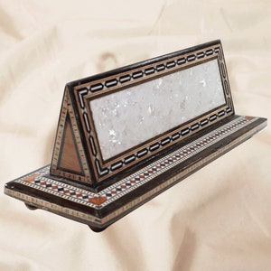 Double Sided Desk Name Plate, Office Desk Accessories, Name Plate ...