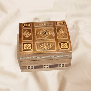 HQ Small Box, Mosaic Box, Jewellery Box, Handmade Box,wooden Box,mother ...