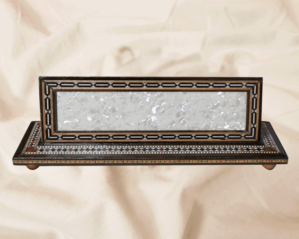 Double Sided Desk Name Plate Office Desk Accessories Name - Etsy