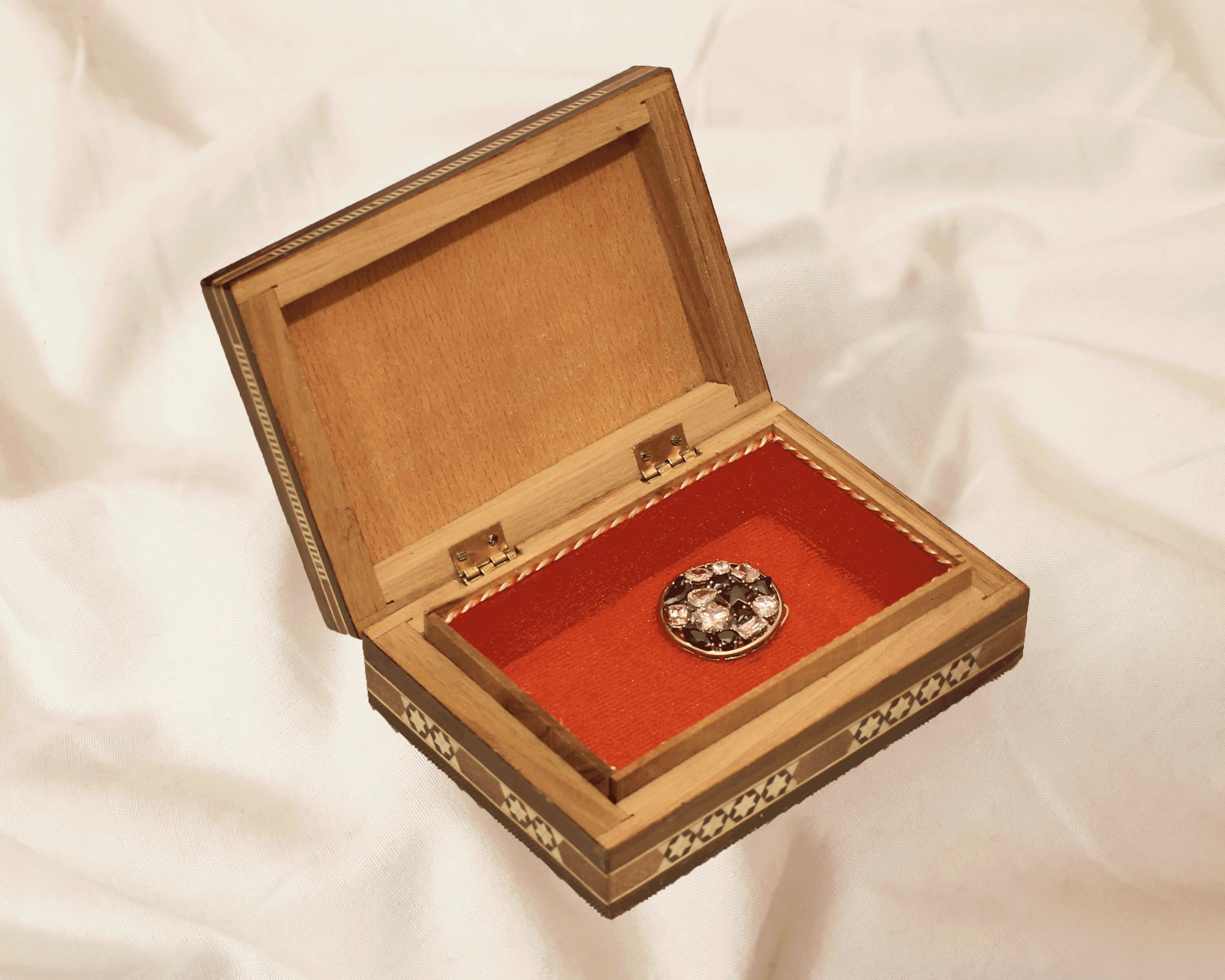 Small Cigar Box Sweet Box Jewelry Box Velvet Lined Small | Etsy