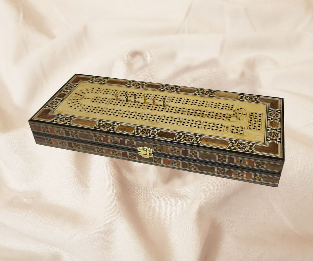 HQ Foldable Continuous Cribbage Board Set, Include (16 1/2" - 3 Tracks ...