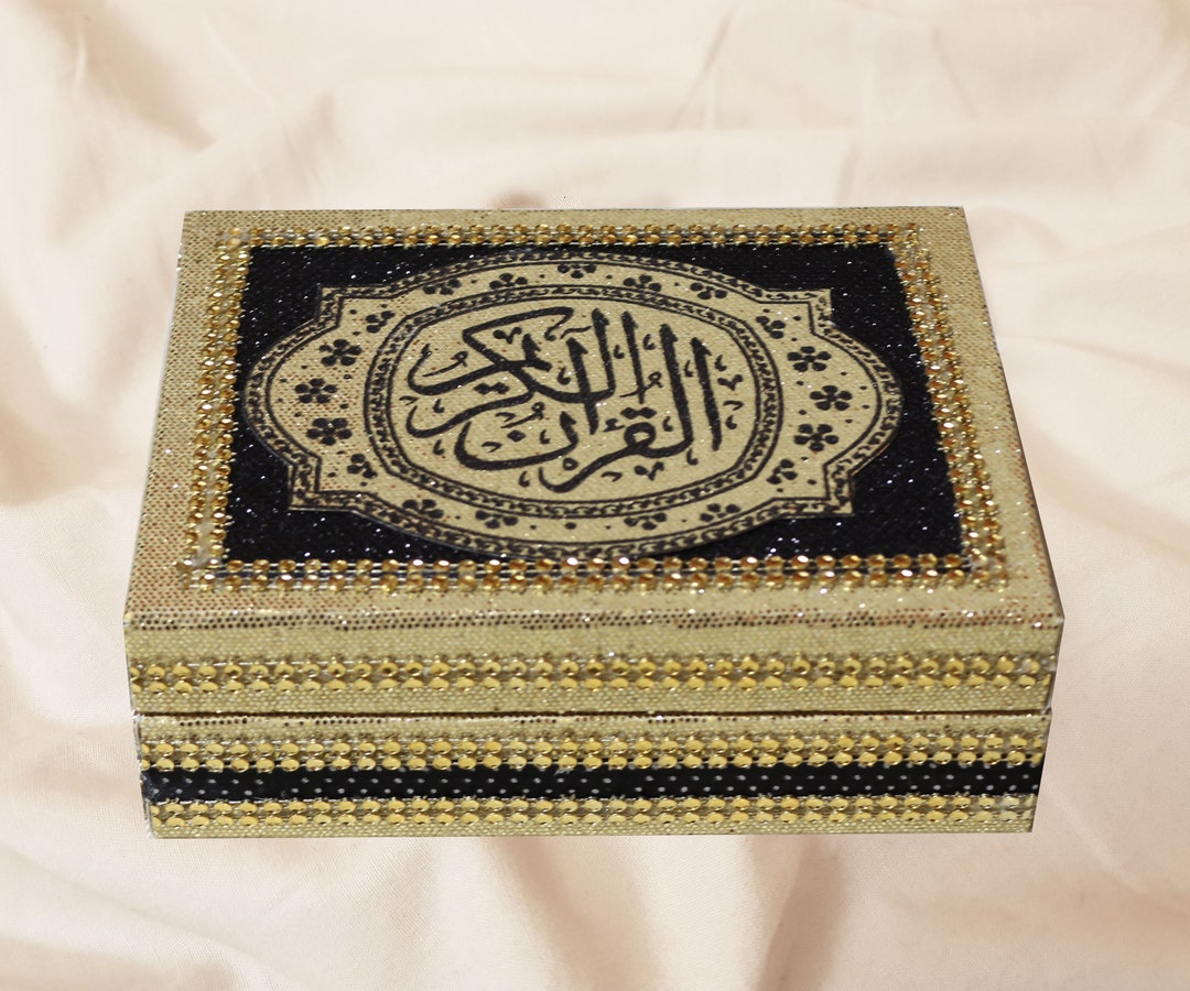 The Quran Box, Wooden Box, Book Box, Islamic Art, Office Accessories ...