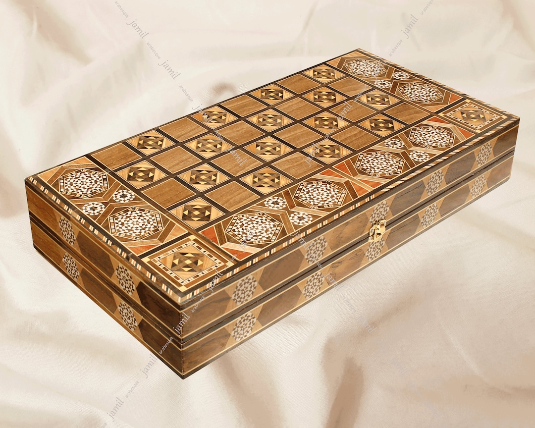 20" Large Backgammon Set and Chess Set, Included ( 20" Chess and ...