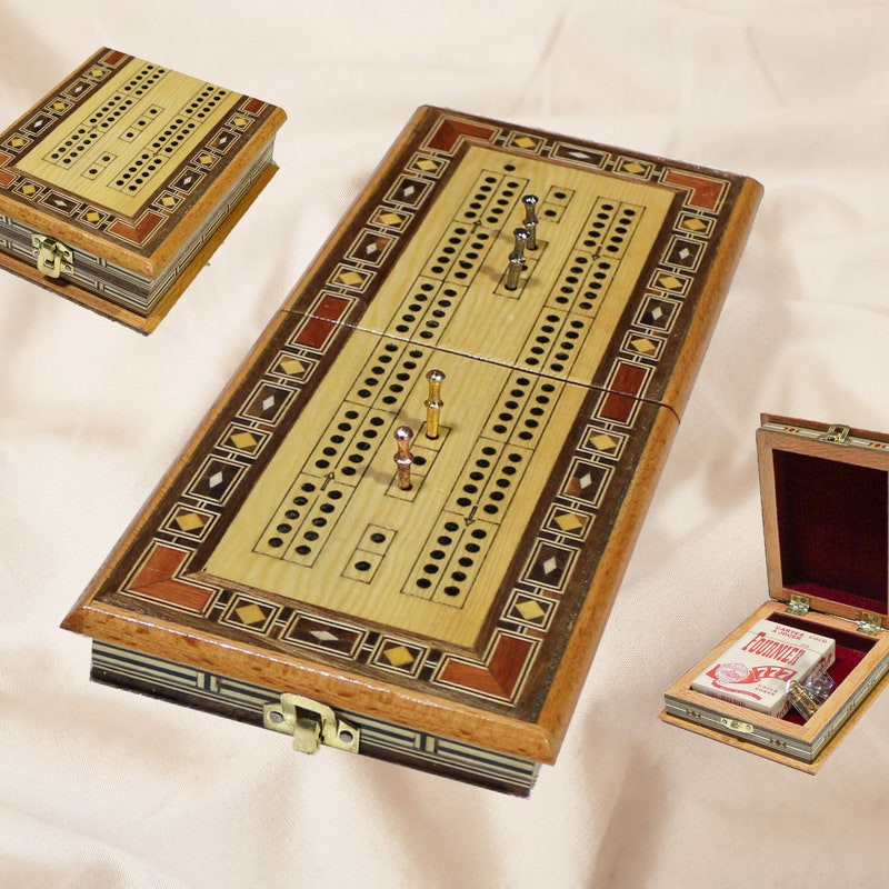 Cribbage Board Table - Etsy