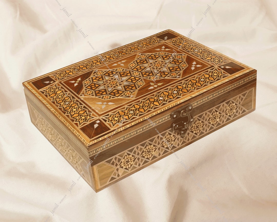 Large Sweet Box Inlaid With Mother of Pearl, Jewelry Box, Chocolate Box ...