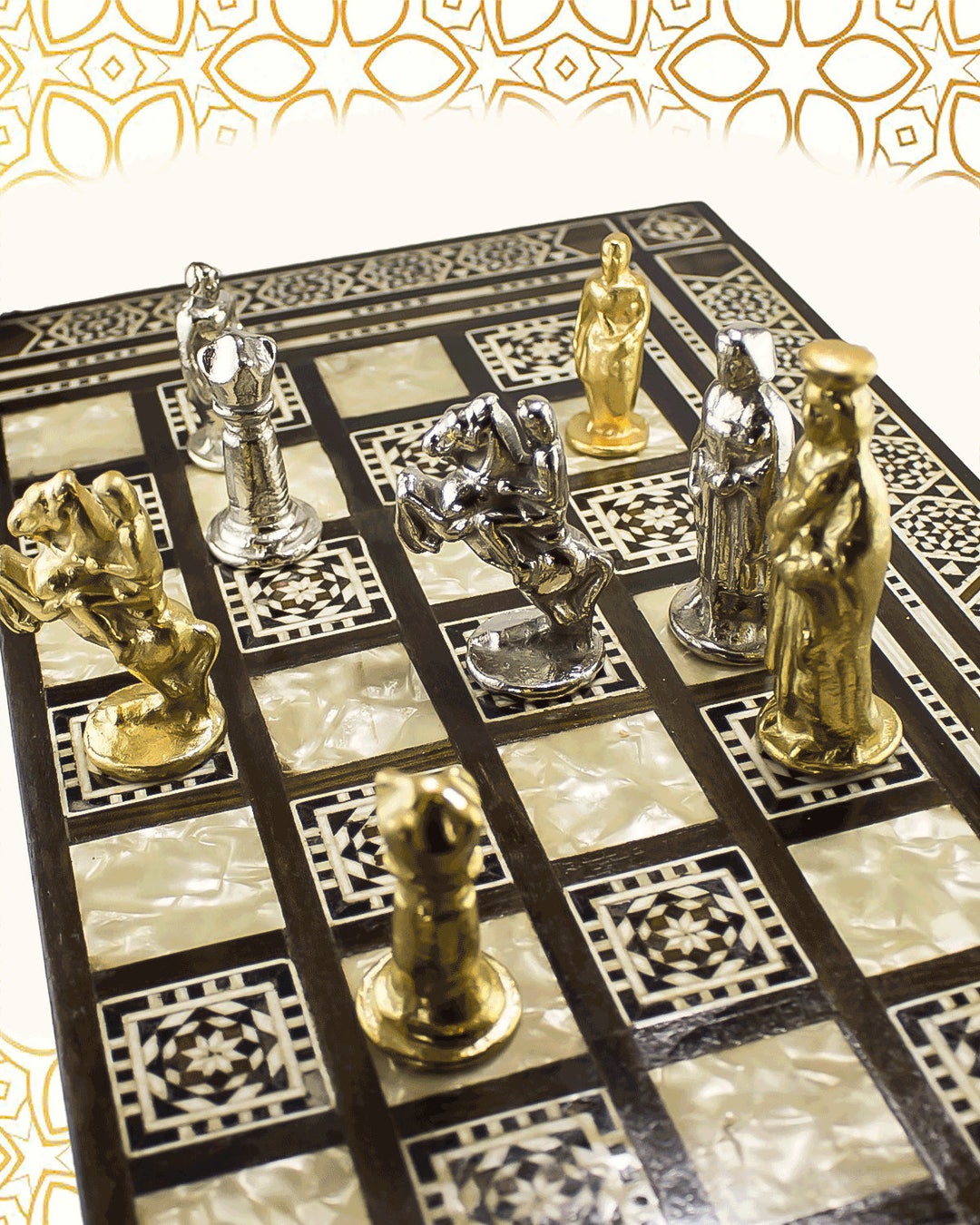 HQ, 32 Pieces Chess Set, Copper Chess Pieces, Birthday Gift,chess ...