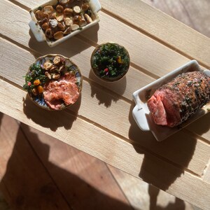 Made to Order Roast Miniature Meal Meat, Starch, Veggies, and Prepared ...