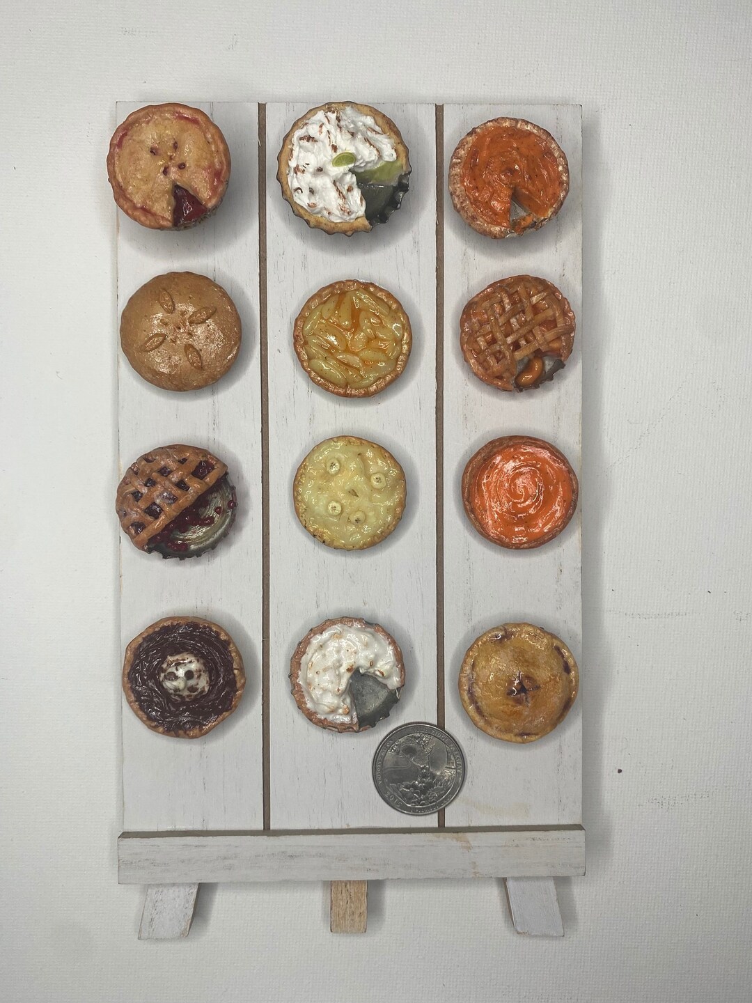 Mini Pies, Pies, Pies!!! Standing Miniature Pies Display (12) Pieces ...