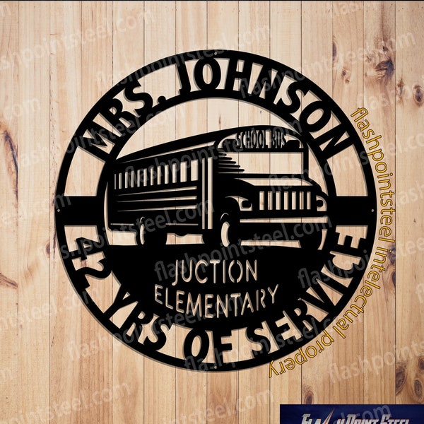 Personalized Bus Sign - Etsy